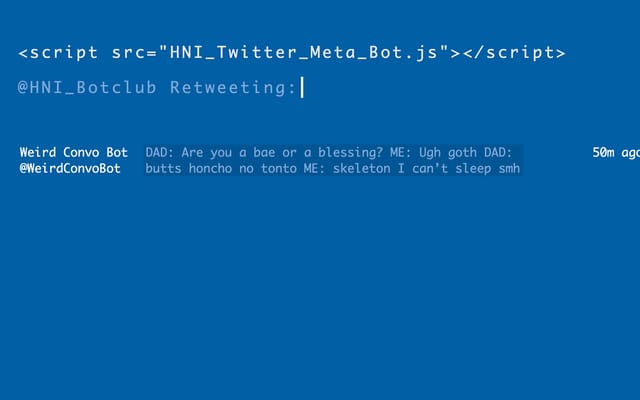 Screenshot of cover for Bot Club